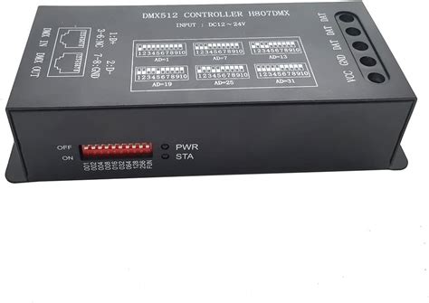 vrabocry h807dmx512 rgb led controller 1024pixels