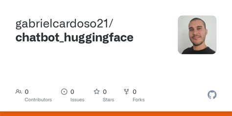 Github Gabrielcardoso21chatbothuggingface