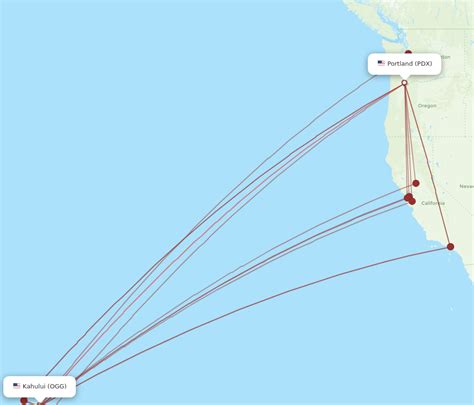 Flights From Kahului To Portland Ogg To Pdx Airlines And Best Routes