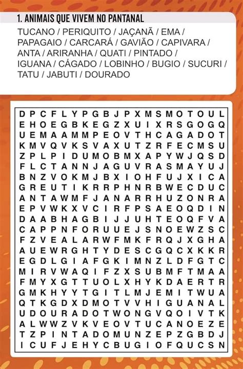 Ideias De Ca A Palavras Para Imprimir E Se Divertir