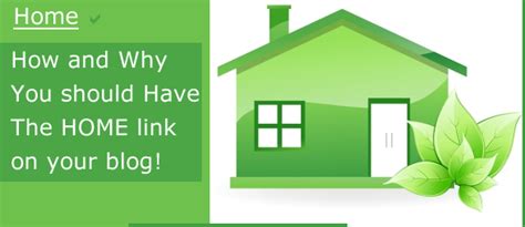 How To Add The Home Link To Your Wordpress Blog