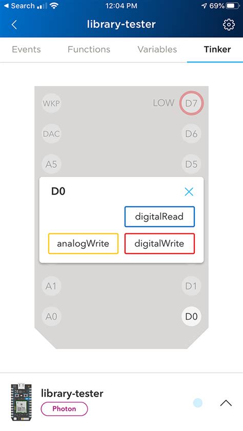 tinker and mobile app photon tutorials particle