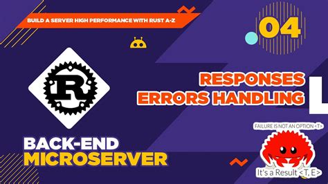rust back end 04 errors handling and response on axum youtube