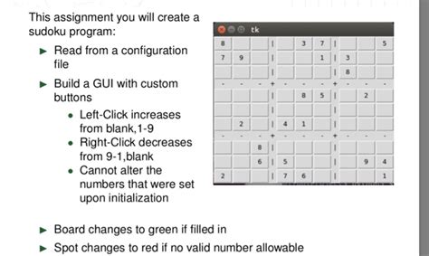 Solved This Assignment You Will Create A Sudoku Program 8