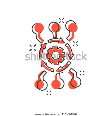 Vector Cartoon Algorithm Api Software Icon Stock Vector Royalty Free 1165584328 Shutterstock