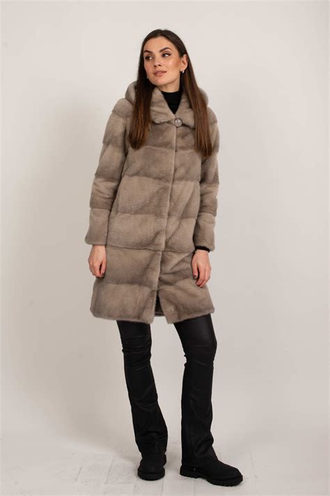 Шуба норкова трансформер з капюшоном Світ Шкіри та Хутра