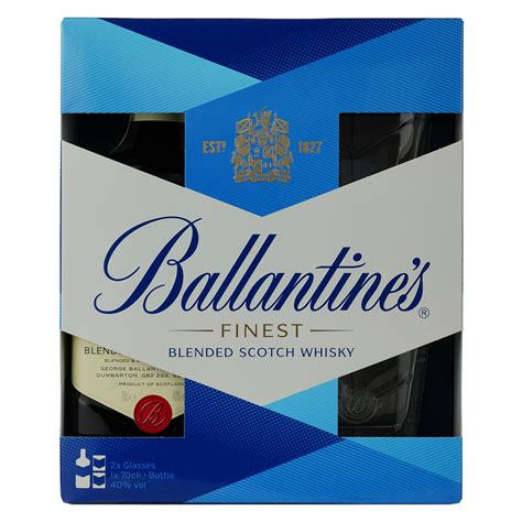 Набір Віскі Ballantines Finest 40 0 7 л 2 келихи 732960 купити у Києві Україні Maudau
