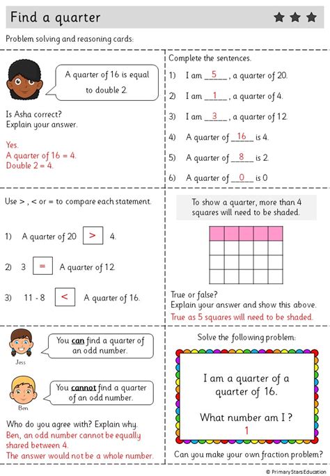 Year 1 Fractions White Rose Week 5 Block 2 Summer Differentiated Pack Teaching