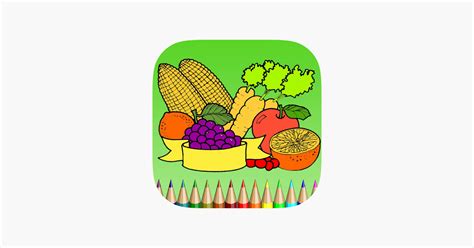 ‎app Store에서 제공하는 어린이를위한 야채 색칠하기 책 음식 과일과 야채의 세계를 색상을 알아보기