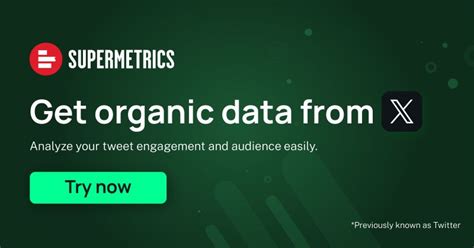 supermetrics on linkedin introducing 🥁 supermetrics for x the platform formerly known as twitter …