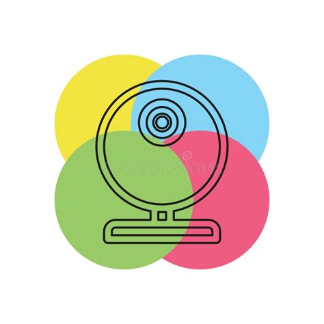 Video Web Cam Chat Camera Icon Vector Webcam Stock Illustration Illustration Of Digital