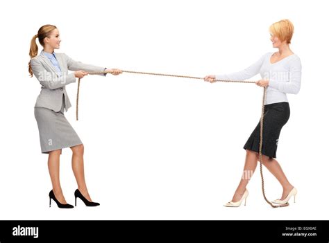 Two Smiling Female Work Cut Out Stock Images And Pictures Alamy