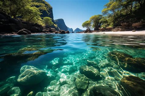 Premium Ai Image Captivating Coastal Landscape Of El Nido Palawan