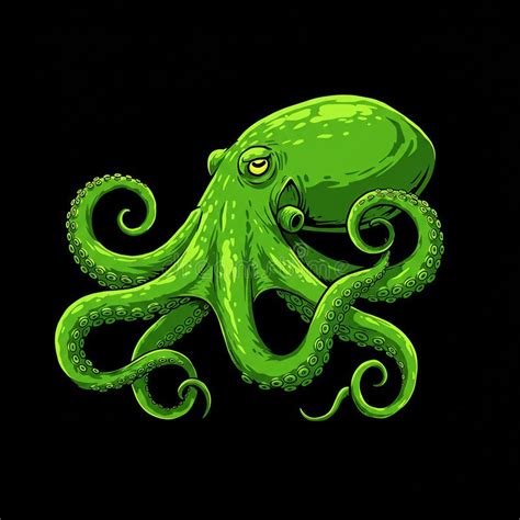 Octopus Eye Color Green
