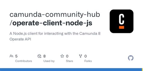 Github Camunda Community Hub Operate Client Node Js A Node Js Client