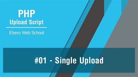 Php Upload Script In Arabic 01 Single File Upload Youtube