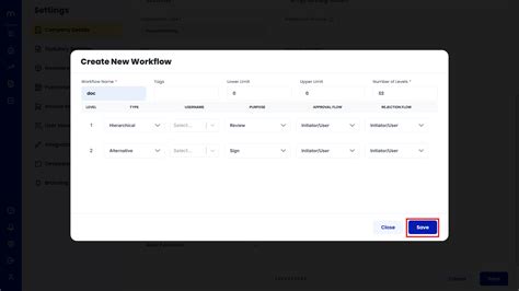 Create Workflows In Sales Invoice Mybizz Erp