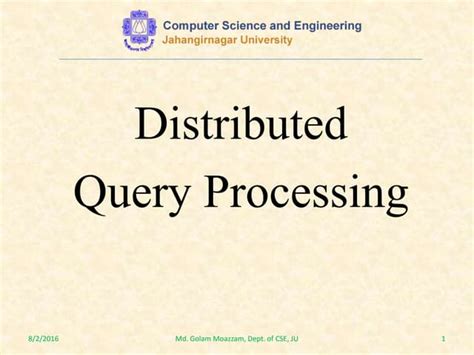 Lec 7 Query Processing Pptx