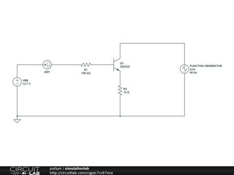 Simulationlab Circuitlab