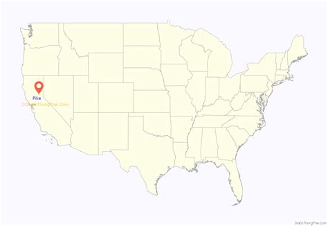 Map Of Pike Cdp California Thong Thai Real