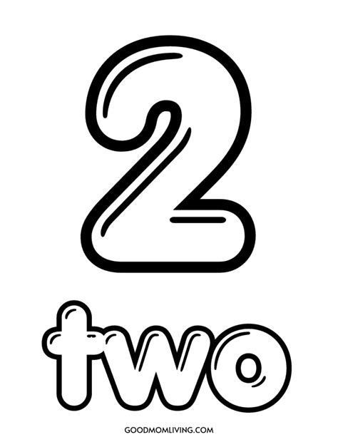 Download Printable Bubble Number 2 For Fun Crafts And Decor