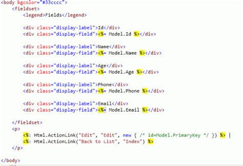 Adding Views In Asp Net Mvc Application