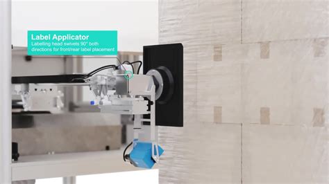 Videojet 9560 Pl Pallet Labeling System Automated Pallet Label Applicator