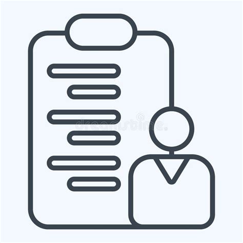Icon Project Management Related To Business Analysis Symbol Line Style Simple Design Editable