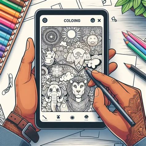 Free Colouring Apps Free Printable Coloring Pages