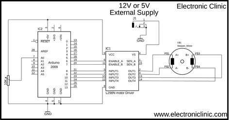 Unipolar And Bipolar Stepper Motors Speed And Position Control