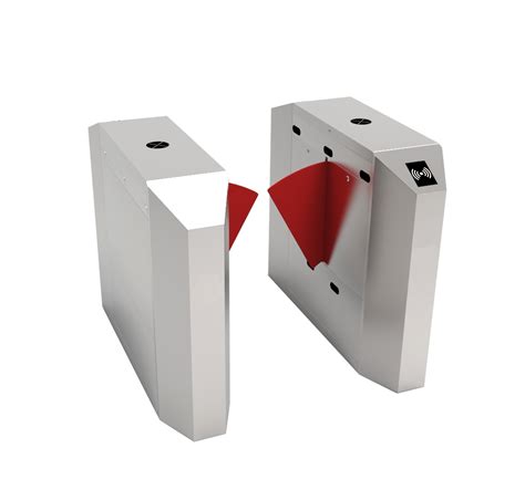 China Single Lane Flap Barrier Turnstile Gate Access Control Optional