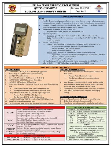 Ludlum 2241 Quick Start Manual Pdf Download Manualslib