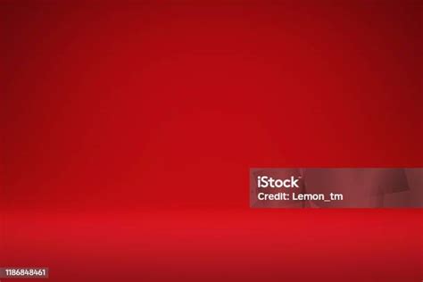 스튜디오 배경과 추상 적색 및 그라데이션 라이트 배경입니다 제품을 표시하기 위한 빈 디스플레이 또는 클린룸 사실적인 3d 렌더링 빨강에 대한 스톡 사진 및 기타 이미지