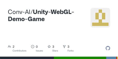 Github Conv Aiunity Webgl Demo Game
