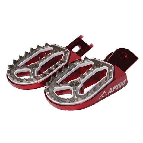 Apico Pro Bite Foot Pegs Honda Crf230f 03 19 Surrontalaria Electric