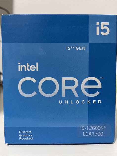 Intel Core I5 12600kf Processor Computers And Tech Parts And Accessories Computer Parts On Carousell