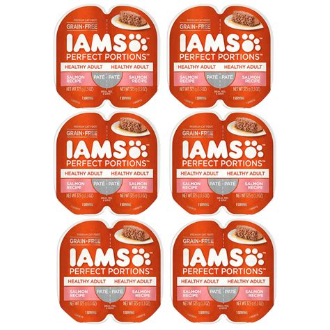 6 Ct Iams Perfect Portions Chicken Pate Adult Wet Cat Food 26oz Delivered In As Fast As 15