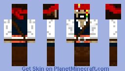 Jack Sparrow Minecraft Skin
