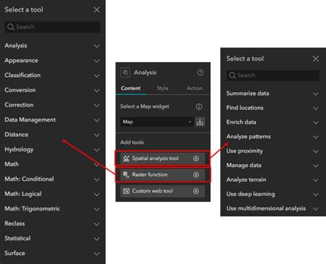 Analysis Widget Overview For Experience Builder Geospatial Training Services