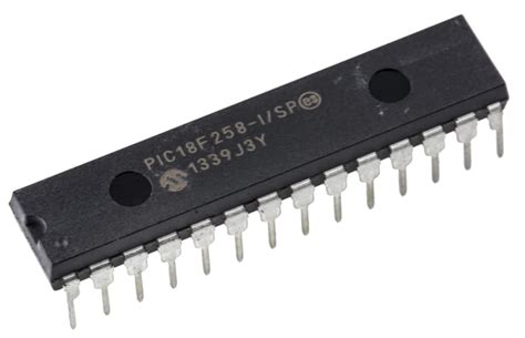 pic18f258 i sp microchip microchip 8bit pic pic18f microcontroller 40mhz 32 kb 256 b