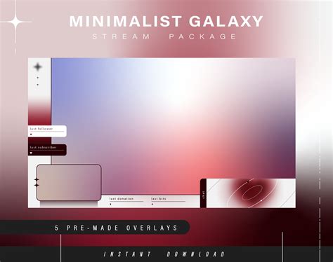 Minimal Twitch Pack Animated Minimal Stream Pack Stream Twitch