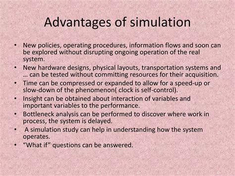 Unit 1 Introduction To Simulation Pptx