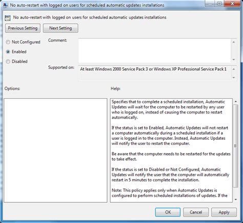 Disable Restart After Windows Update Ghacks Tech News