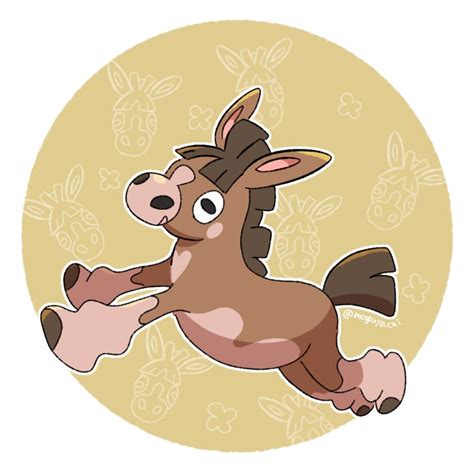 Mudbray Pokemon Drawn By Hachisen Danbooru