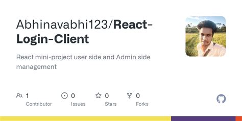 Github Abhinavabhi123react Login Client React Mini Project User Side And Admin Side Management