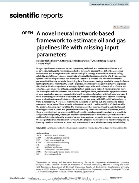 PDF A Novel Neural Network Based Framework To Estimate Oil And Gas
