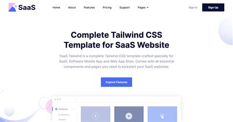 Saas Template For Saas And Software All Utilitycss