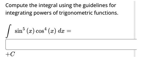 solved compute the integral using the guidelines for