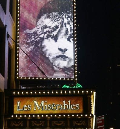 Up On The Marquee Les Miserables More At The Imperial Theatre Les Miserables Theatre Les