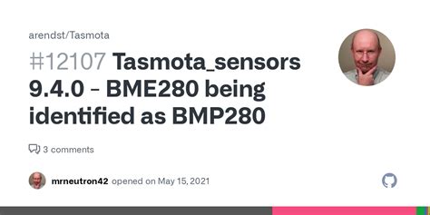 Tasmotasensors 940 Bme280 Being Identified As Bmp280 · Issue